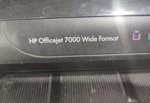 Hp officejet 7000 wide format