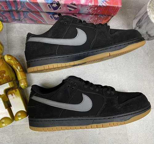 Кроссовки натуралки Nike SB Dunk мужские зима мех