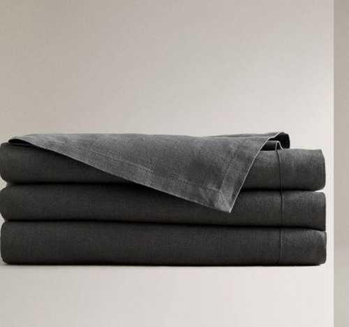 Zara Home NEW оригинал скатерть из стираного льна