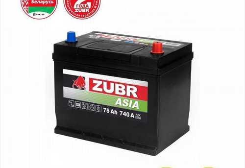 Аккумулятор Zubr Premium Asia (75 Ah, 12 V) R+
