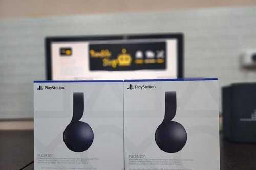 Гарнитура Sony PlayStation 3D pulse черная для PS5