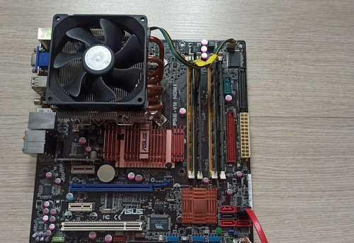 Связка 775/ Core quad Q9500/ 8gb