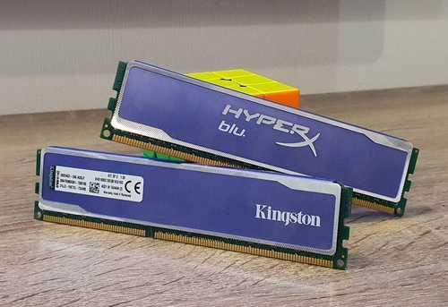 Kingston HyperX blu. 16gb (8+8) с радиаторами ddr3