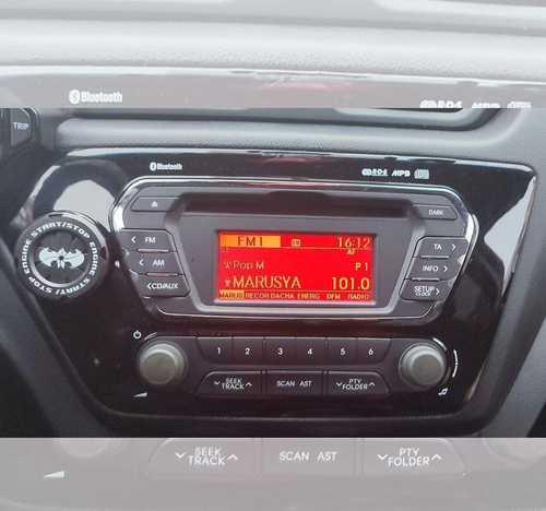 Штатная магнитола на kia rio 3 bluetooth