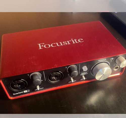 Звуковая карта focusrite scarlett 2i2 2nd gen