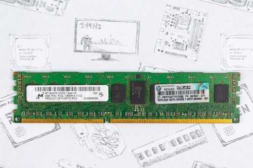 Оперативная память rdimm DDR3 4Gb Micron