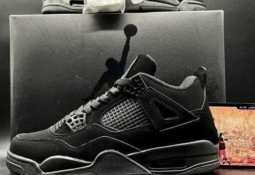 Кросовки Термо Nike Air Jordan 4 Black Cat