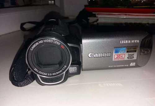 Продам видеокамеру canon legria HF R16