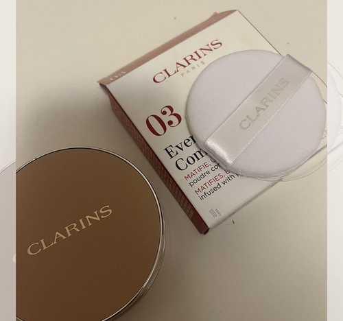 Пудра clarins ever matte compact