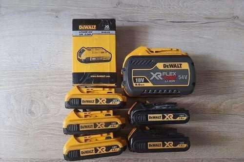 Аккумуляторы Dewalt 18V