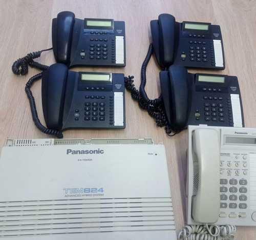 Мини атс panasonic KX-TEM824RU   телефоны