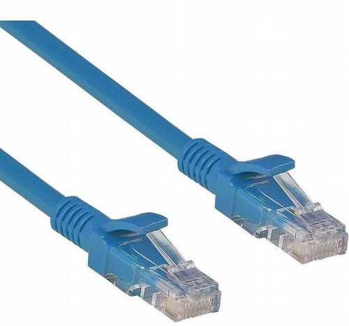 Exegate EX258680RUS Патч-корд UTP-RJ45-RJ45-5e-3M-BL, UTP, cat.5e, 3м, синий