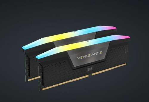 Новая Corsair Vengeance RGB 32Gb (2*16Gb) DDR5