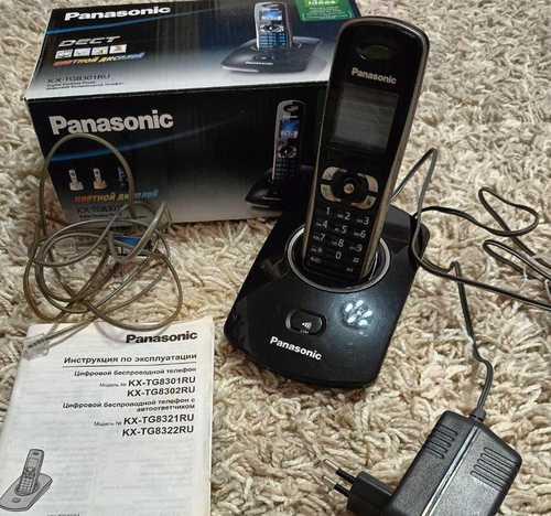 Телефон dect Panasonic KX-TG8301 RU