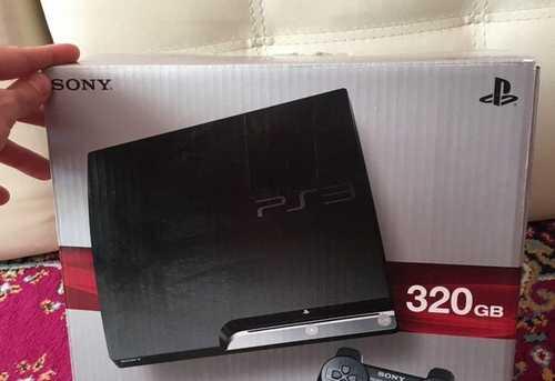 PS3 Slim 320Gb + игры