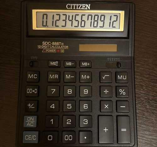 Калькулятор citizen 888