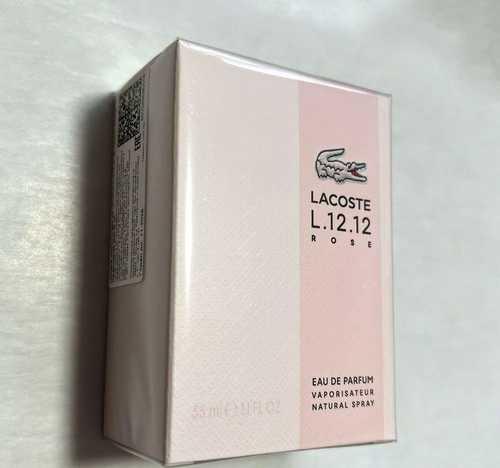 Lacoste L.12.12 rose eau de parfume новые оригинал