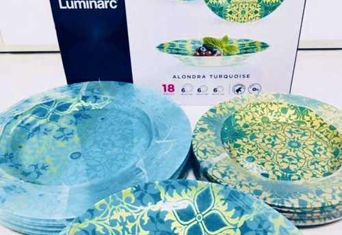 Luminarc 18 предметов столовый сервиз