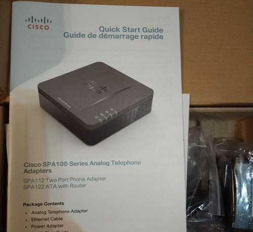 Продам адаптер для телефонии cisco spa 112