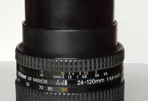Объектив Nikon af-s nikkor 24-120 1:3,5-5,6 g
