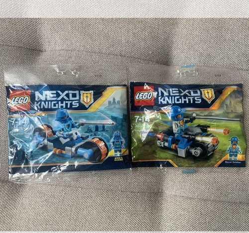 Lego полибеги Nexo Knights 30376+30371