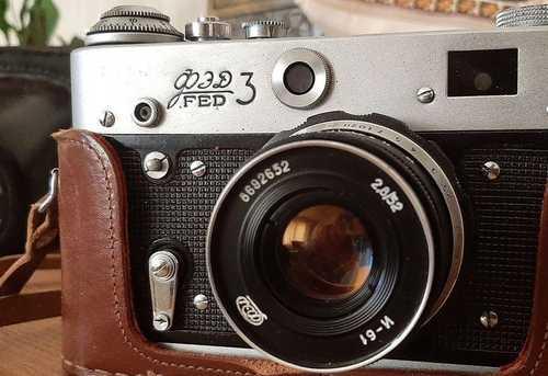 Пленочные фотоаппараты Фэд 3 и Зенит