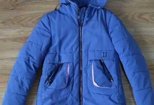Куртка пальто парка зимняя для девочки 146