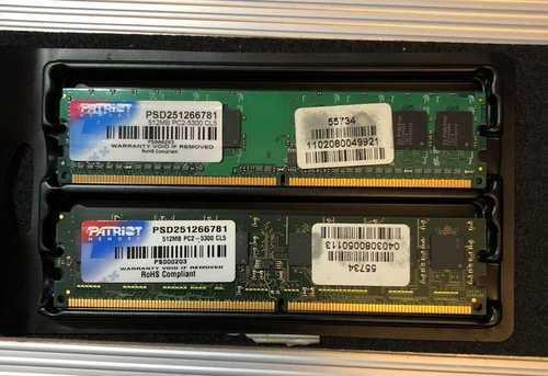 Patriot Memory 512 мб DDR2
