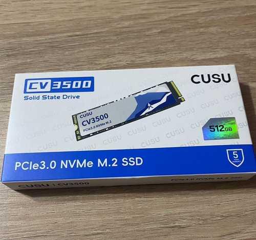 SSD nvme Cusu 512 gb. Новый