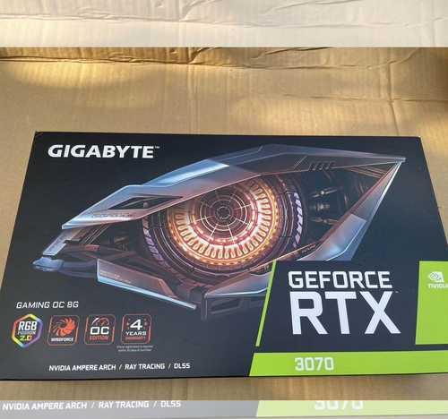 Видеокарта gigabyte nvidia GeForce RTX 3070 gaming