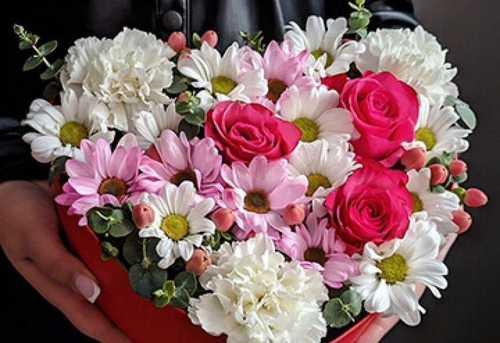Закажите букет цветов на день влюбленных