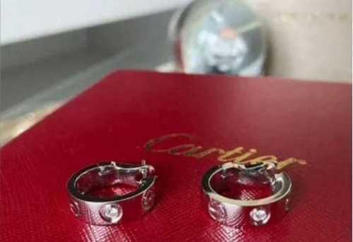 Серьги cartier love