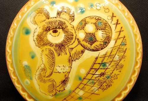 Плакетка керамическая «Олимпийский мишка»