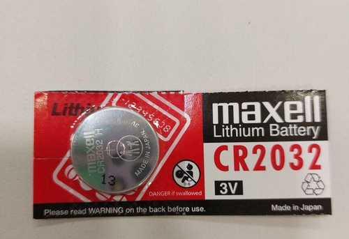 Батарейка Maxell CR2032, BL5, 3В