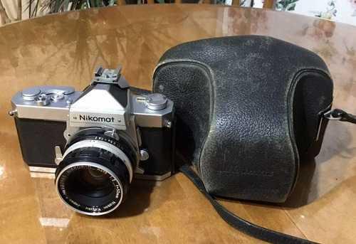 Nikon Nikomat FT + Nikkor-H Auto 1:2 f50mm