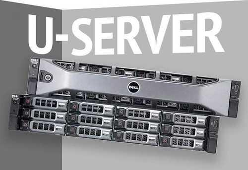 Сервер dell R720XD 12LFF H710 2X750W, платформа се
