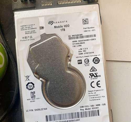 Hdd 1tb 1000gb бу 2.5