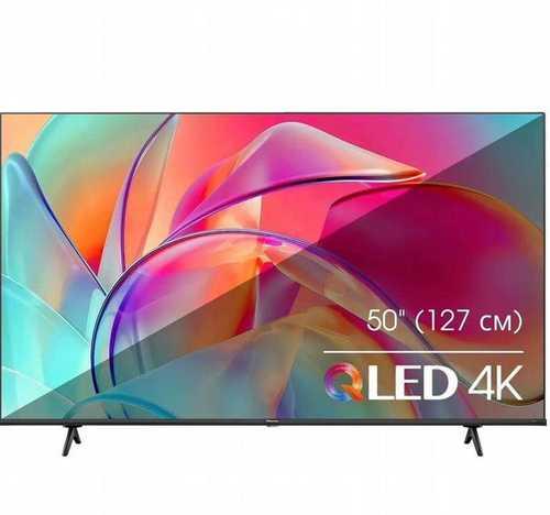 Телевизор qled Hisense 50" 50E7KQ 4K Ultra HD, черный, SMART TV