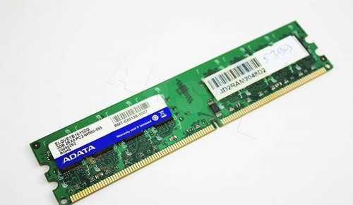 Оперативная память DDR2 2 GB 800 MHz Adata