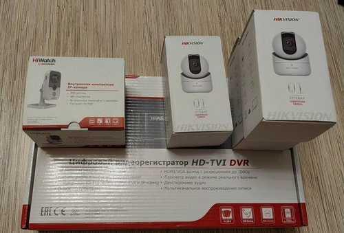 Hikvision видеорегистратор и ip-камеры наблюдения