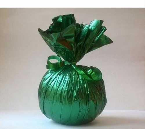Грузик для воздушных шаров зелёный (песок)