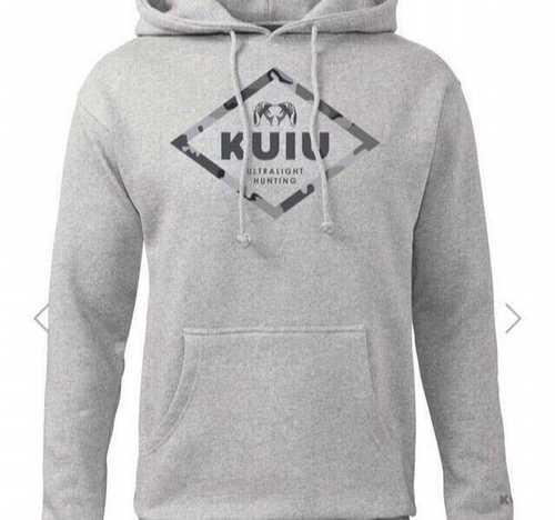 Толстовка худи kuiu storm sign heather grey(L,XL)