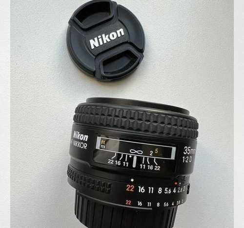 Nikon AF Nikkor 35 mm f/2 D (Japan)