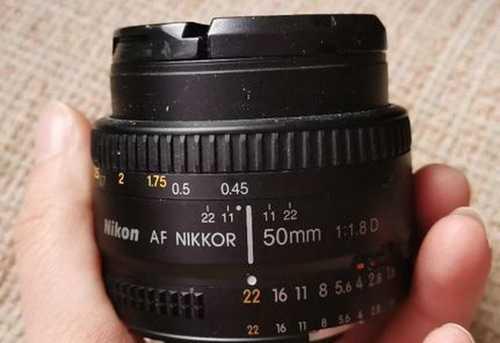 Объектив nikon 50mm f1.8