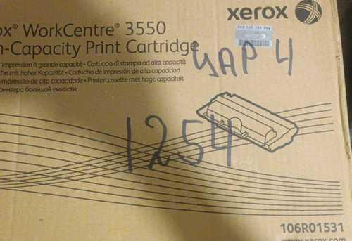 Картридж лазерный Xerox 106R01531 черный, с чипом