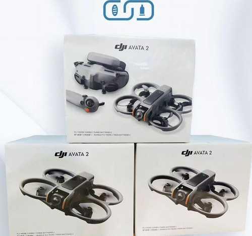 Квадрокоптер DJI DJI Avata 2 Fly More Combo 3 АКБ