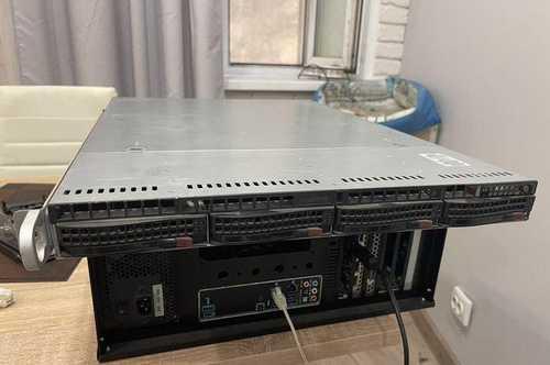 Сервер Supermicro 1U h8dgu-F G34 2xOpteron 6172