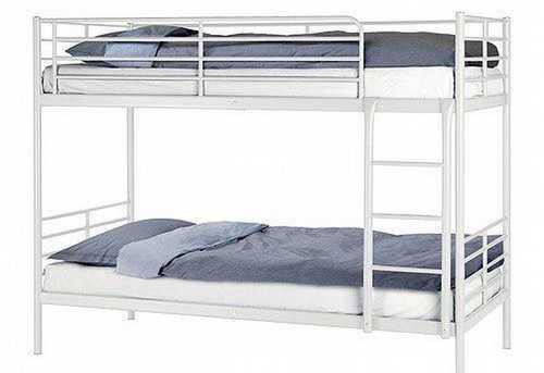 Двухъярусная кровать металлическая IKEA