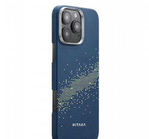 iPhone 16 Pro. Pitaka Woven Case Milky Way