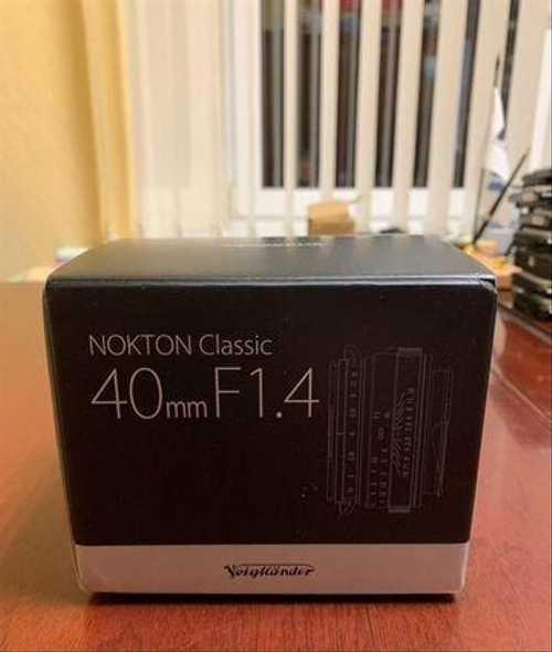 Voigtlaender Nokton Classic 40mm f/1.4 MC Leica M